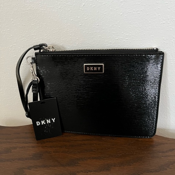 Dkny | Bags | Dkny Gigi Leather Wristlet | Poshmark